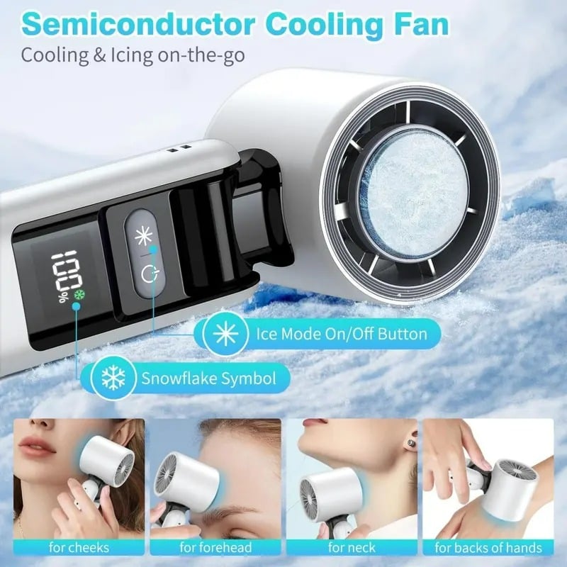 🌞Summer Hot Sale 49% OFF - Multifunction Portable Handheld Turbo Ice ...