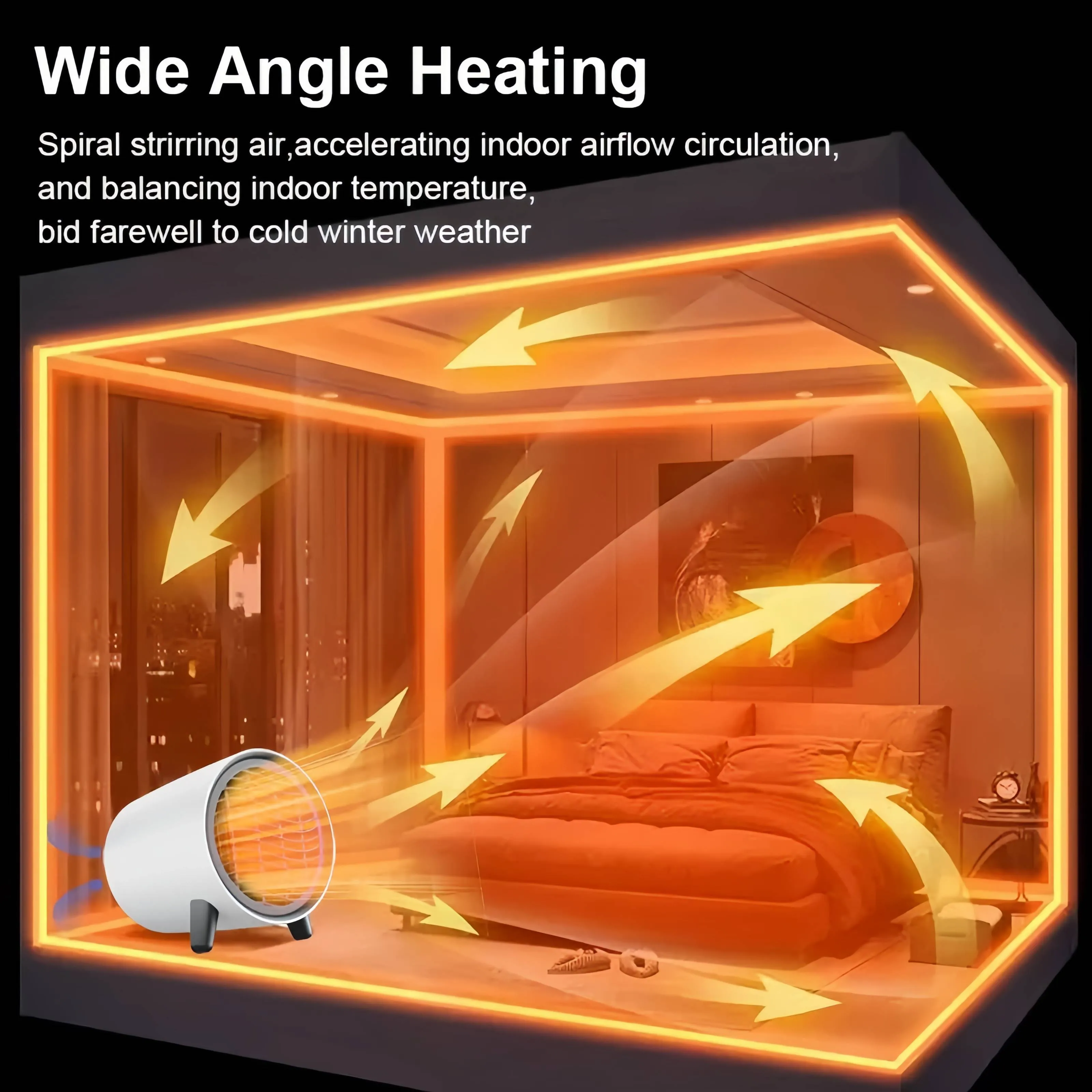 ️ A must-have for winter heating: a fan heater 🔥🌀