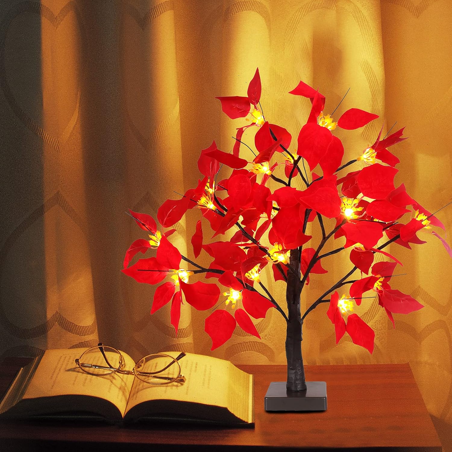 2025/09/15 圣诞红花树灯 Limited Time Offer Christmas Red Tree Lights
