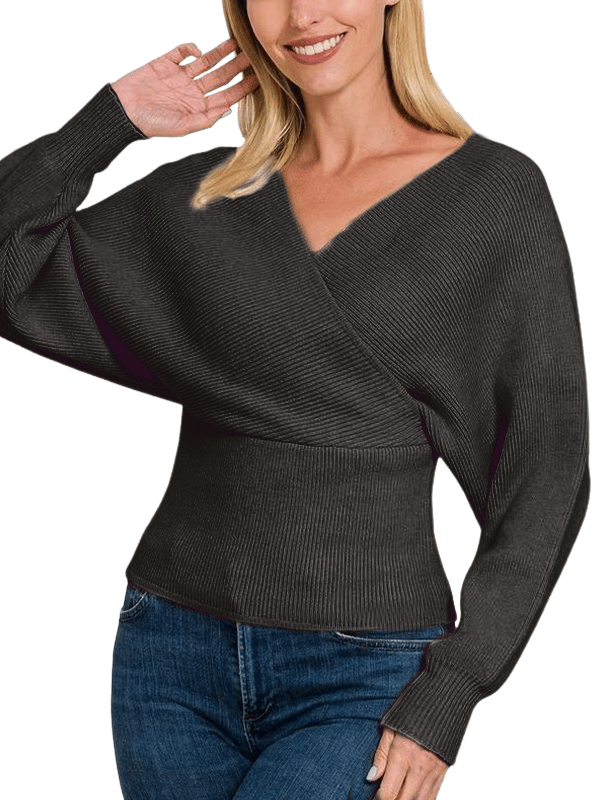 2025/09/03 交叉裹身毛衣 💃Cross Wrap Sweater | Flaunt Your Shoulders, Embrace ...