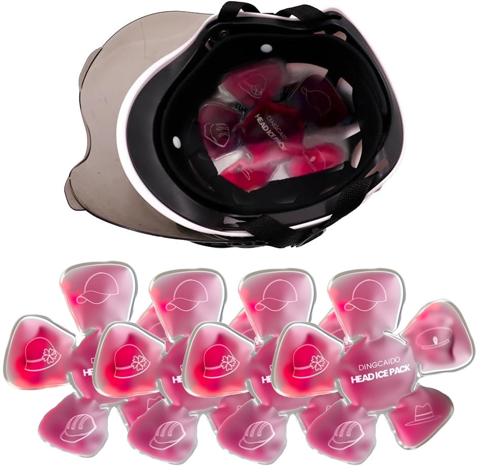 🔥LAST DAY 49% OFF - Reusable Helmet Cooling Gel Pack (4 Count)